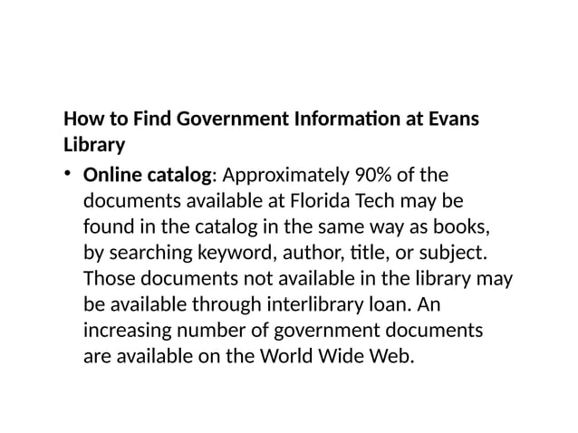 E-Learn Government Documents 2024 update | PPT