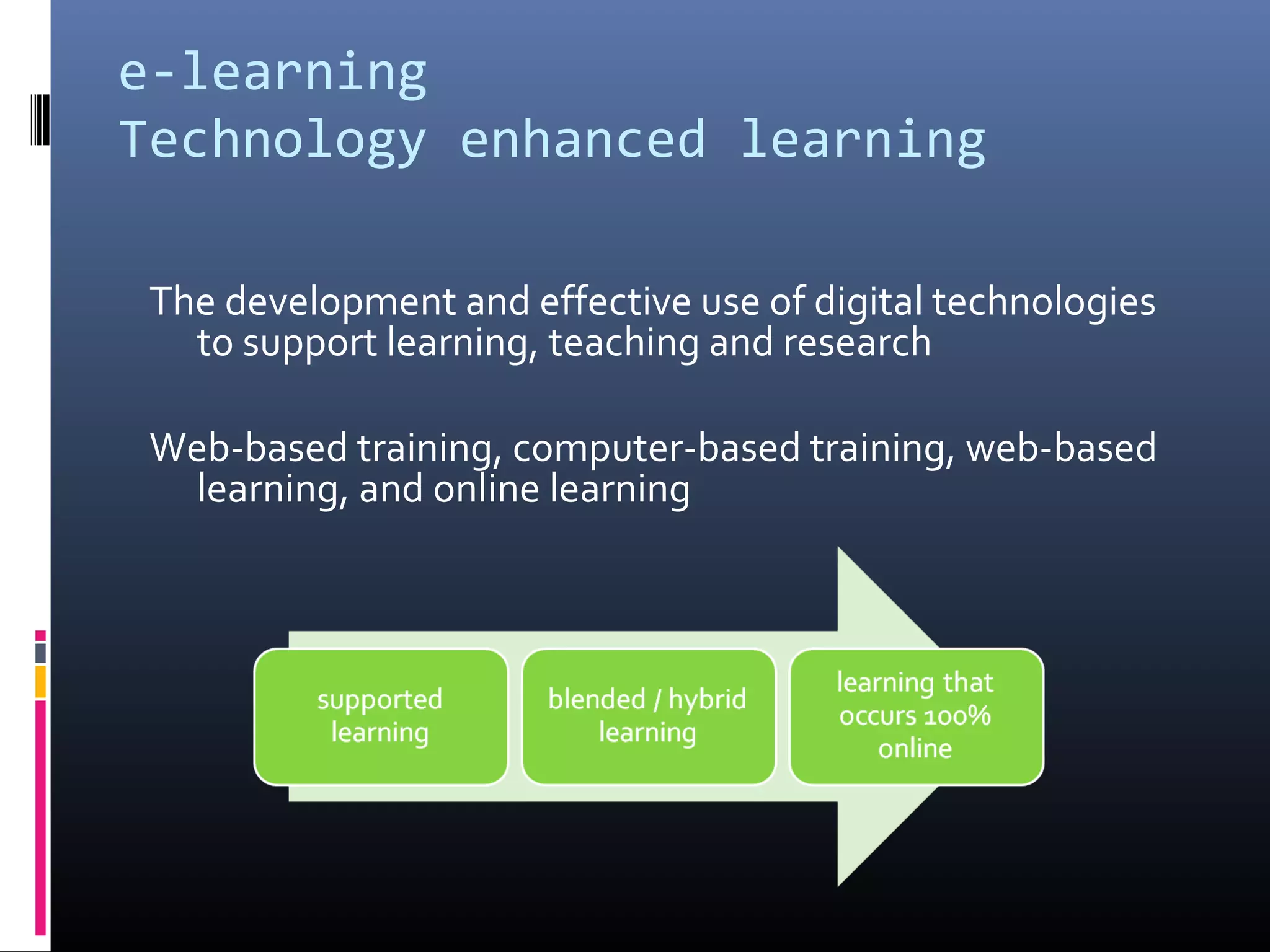 Enhancing Teaching Through e-Learning | PPT