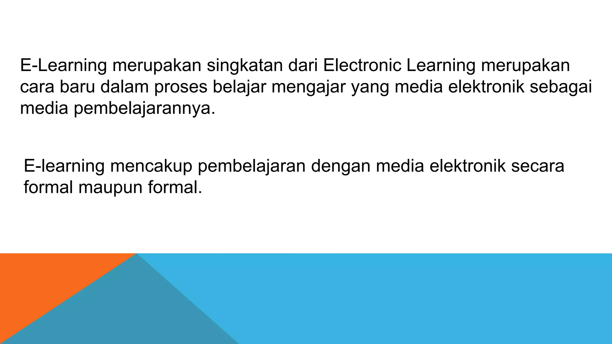 Materi E-Learning | PPTX