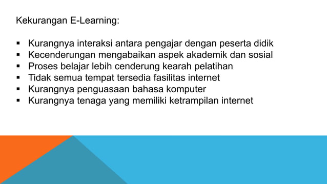 Materi E-Learning | PPTX