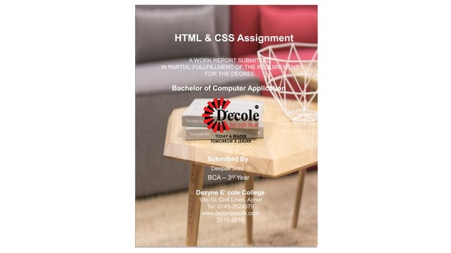 Deepak Soni ,BCA Third Year | PPT