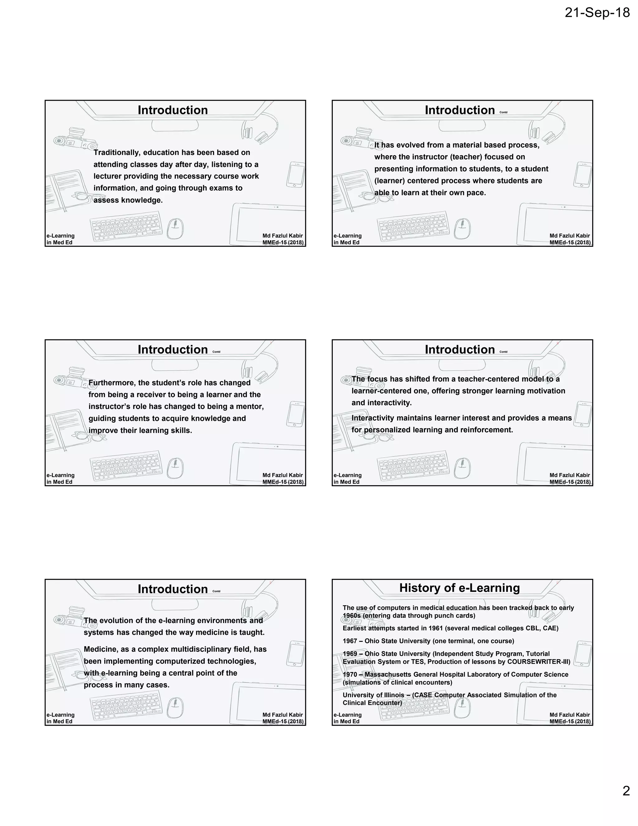 e-Learning in Medical Education | PDF