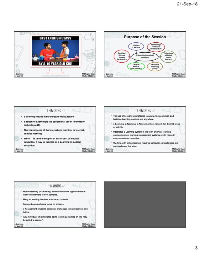 e-Learning in Medical Education | PDF | Education industry | Industries