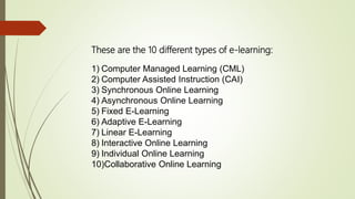 E learning | PPT