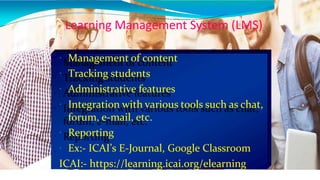 E learning | PPT