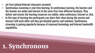 E-Learning Presentation | PDF