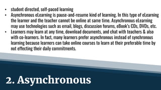 E-Learning Presentation | PDF