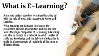 E-Learning Presentation | PDF