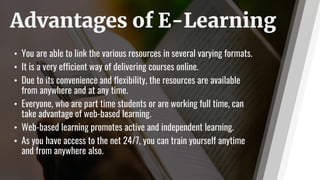 E-Learning Presentation | PDF