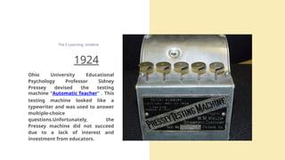 Presentation on Historical Development of E- Learning.pptx | Free Download