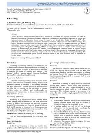 Comprehensive Overview of E-Learning: Definitions, Types, Benefits, and ...