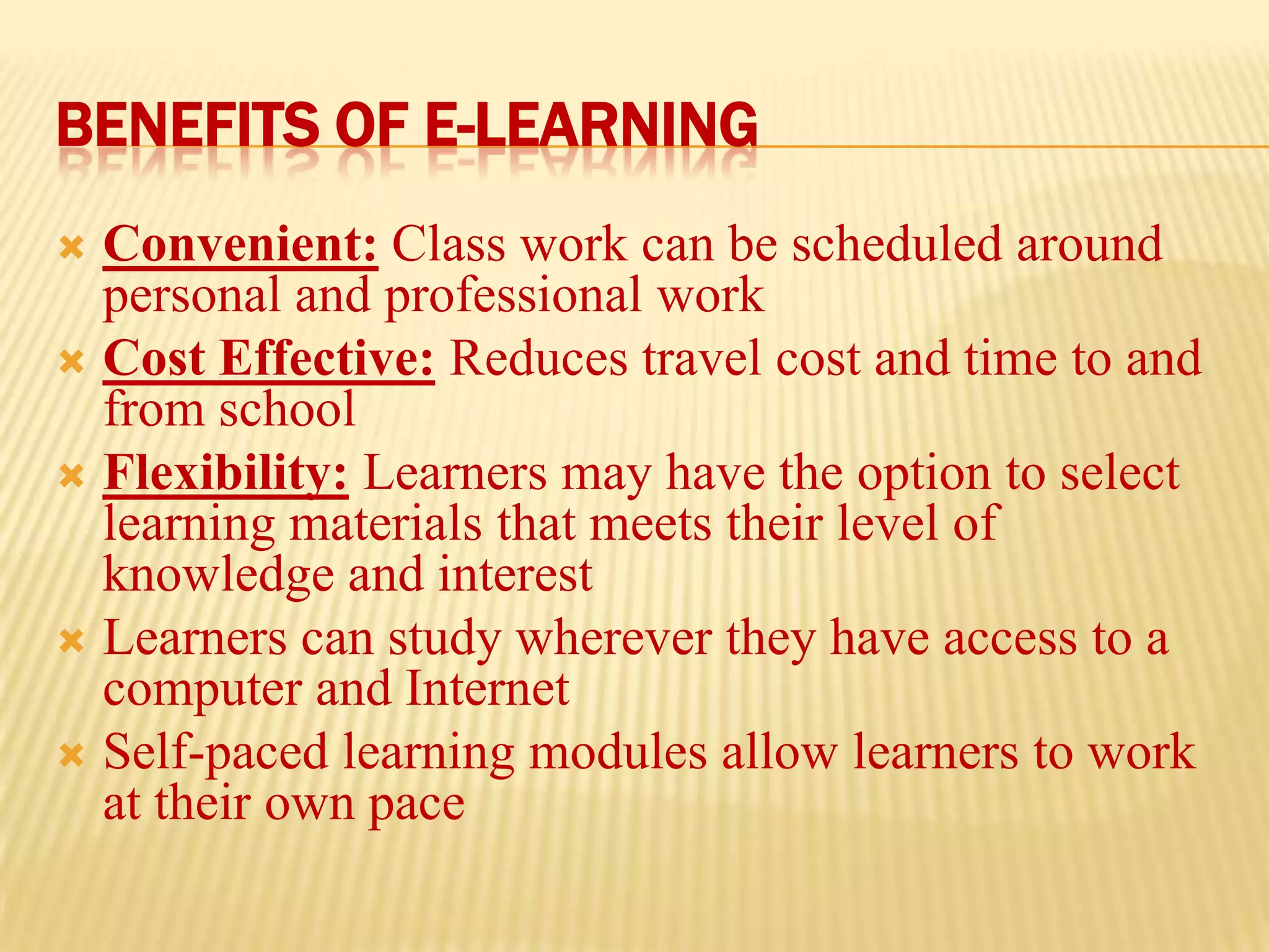 E learning-formated | PPT