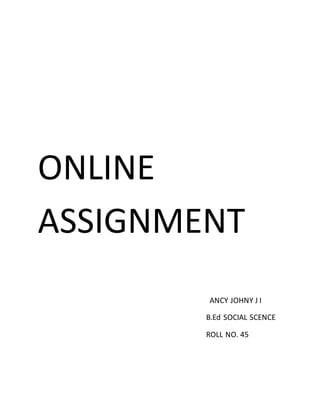 E learning (1) assignment | DOCX