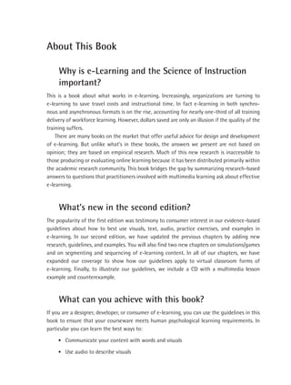 E learning and-the_science_of_instruction | PDF