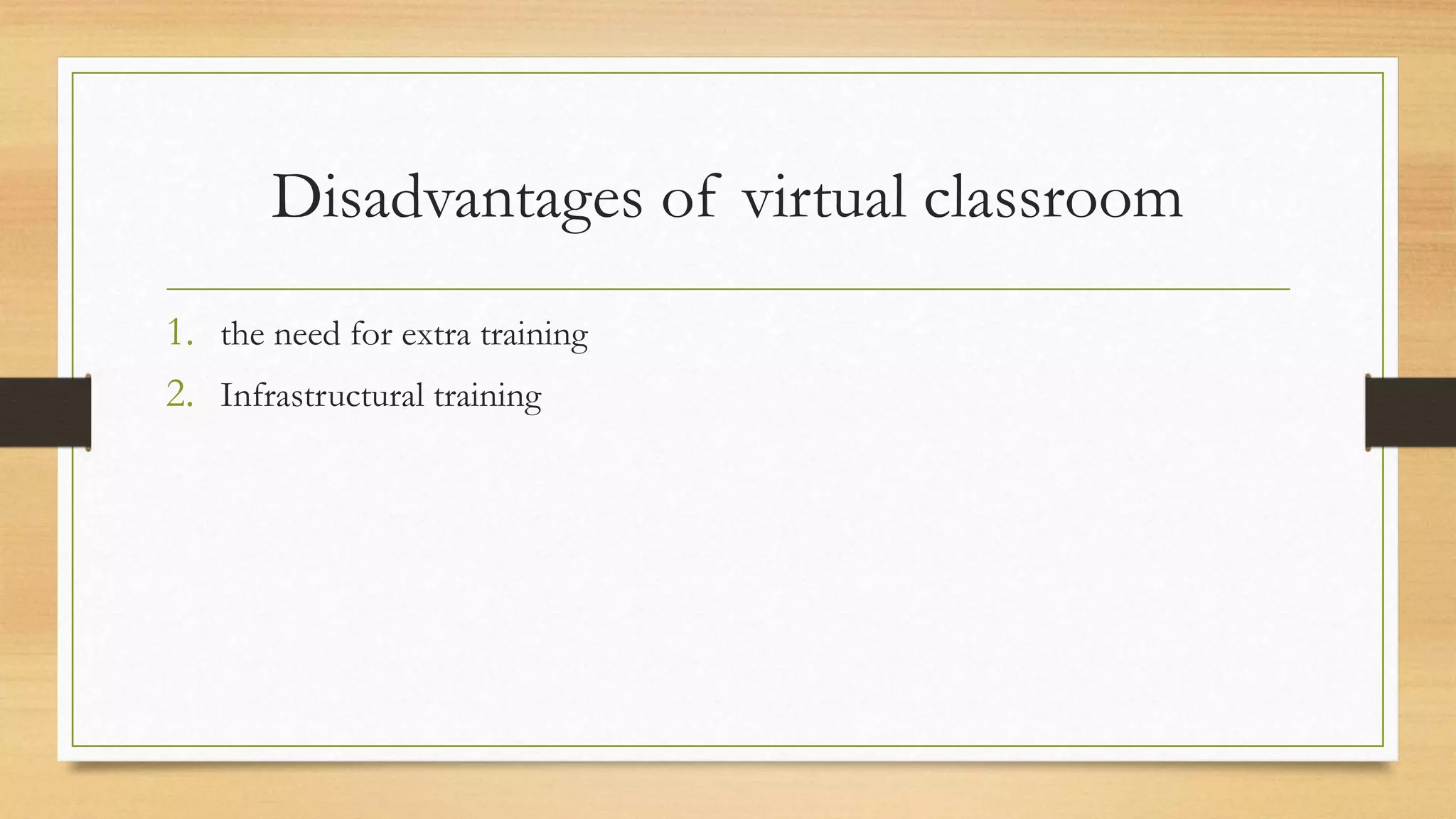 E learning and virtual classroom 1 | PPTX