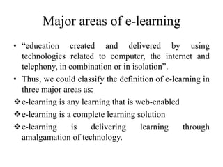 E learning a versatile tool for knowledge management | PPT
