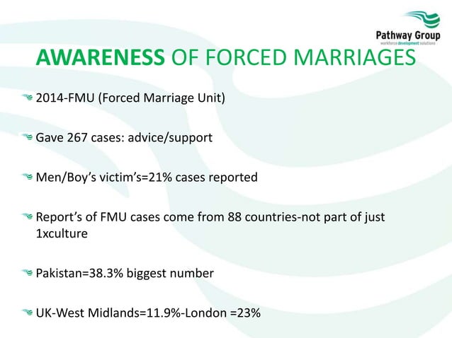 E-LEARNING: Awareness of Forced Marriages | PPT