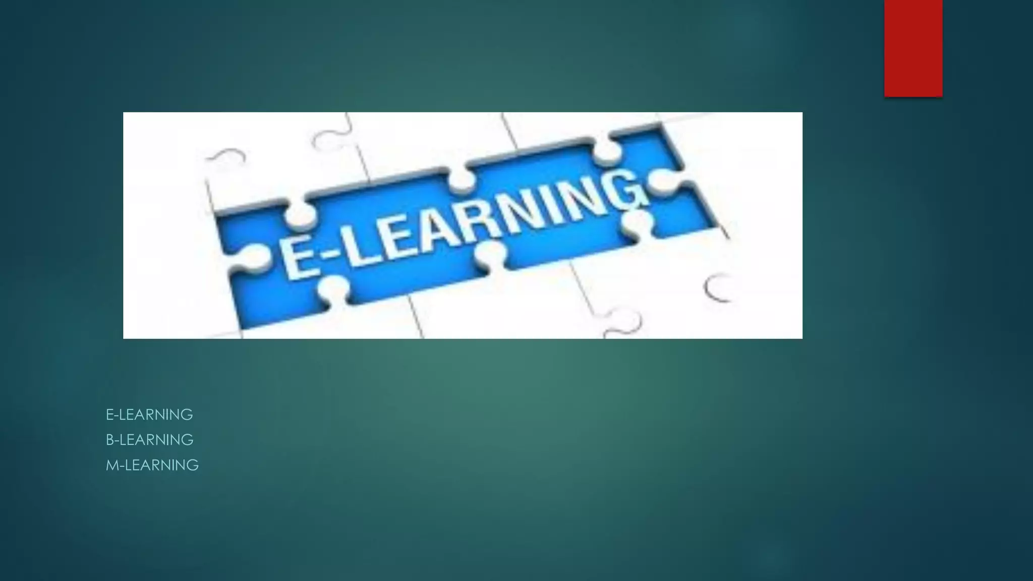 E learning, b- m-learning | PDF