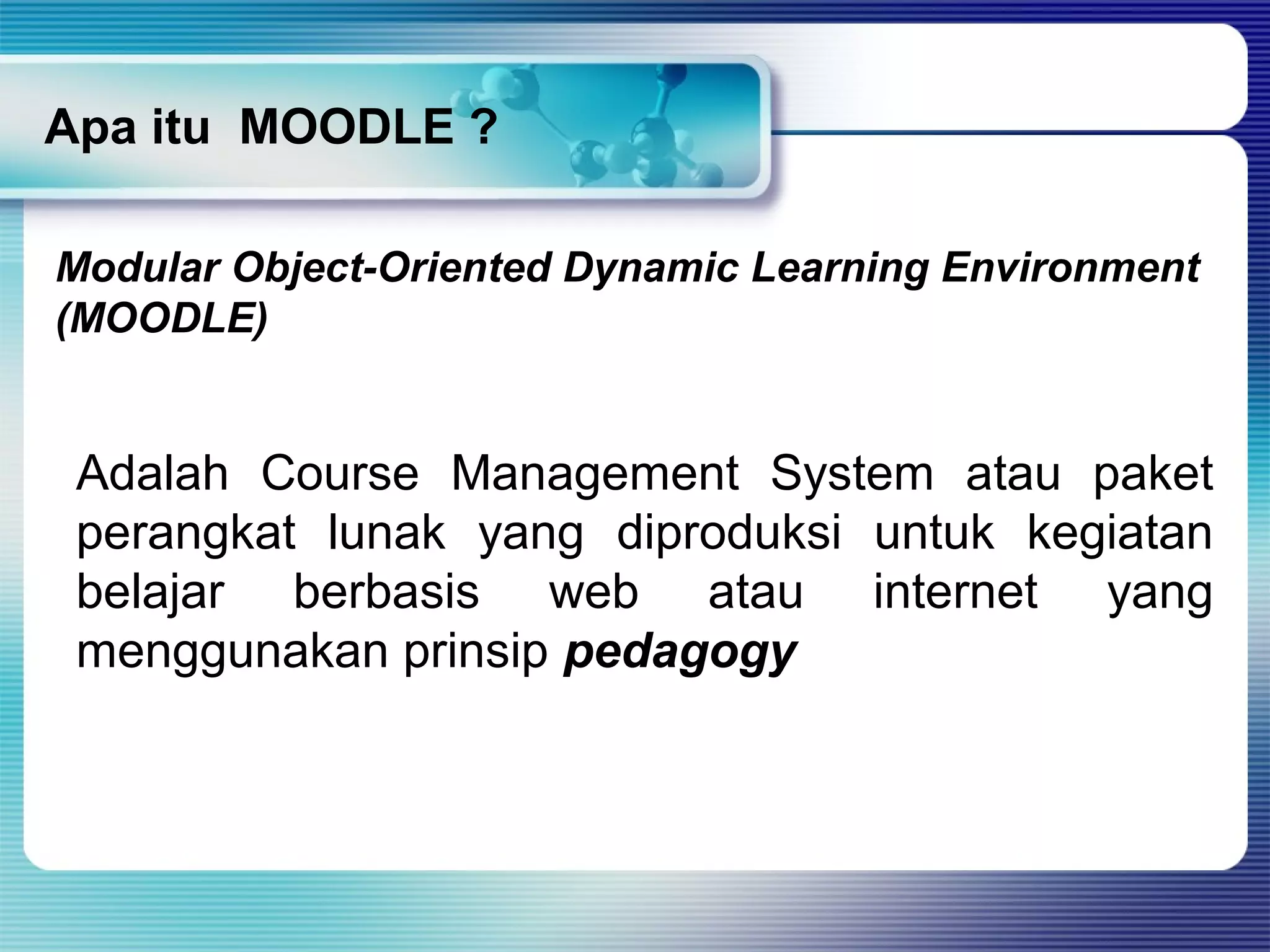E learning berbasis moodle | PPT