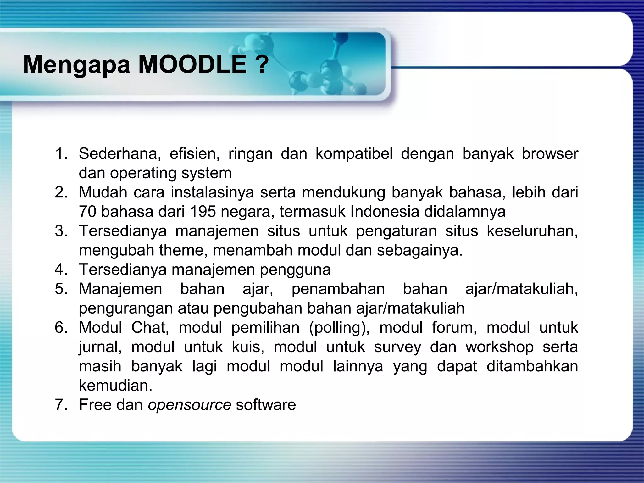 E learning berbasis moodle | PPT