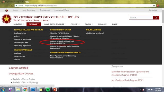 Non-Traditional Study Program | PPTX | Postgraduate Education | College Education