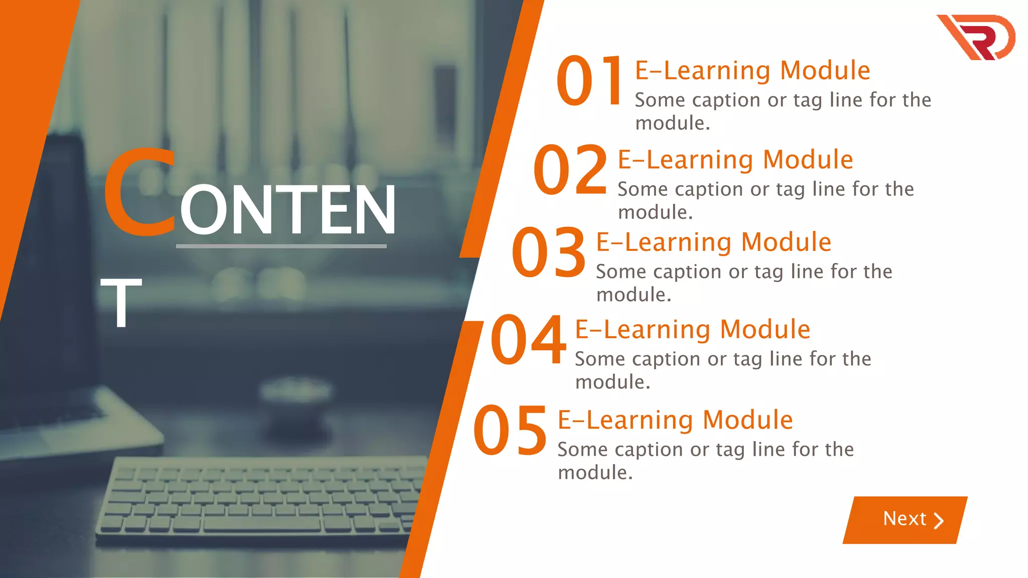E-Learning and Quiz Template / Mockup with Animations | PPT