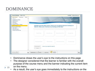 E learning design principles | PPTX | Web Design and HTML | Internet