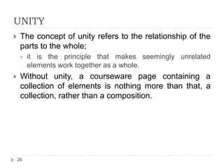 E learning design principles | PPTX | Web Design and HTML | Internet