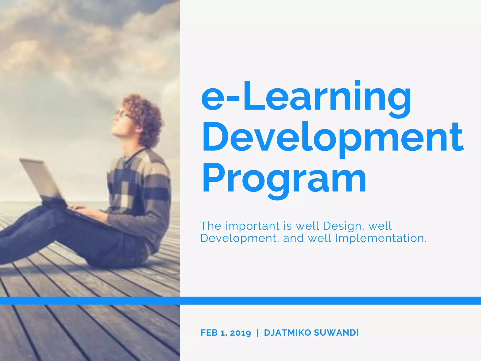 E learning development program | PDF | Education