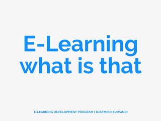 E learning development program | PDF | Education