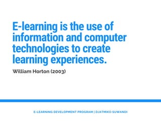 E learning development program | PDF | Education