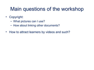 E learning environment & digital learning material | PPT