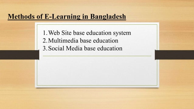 E-learning in developing countries | PPT