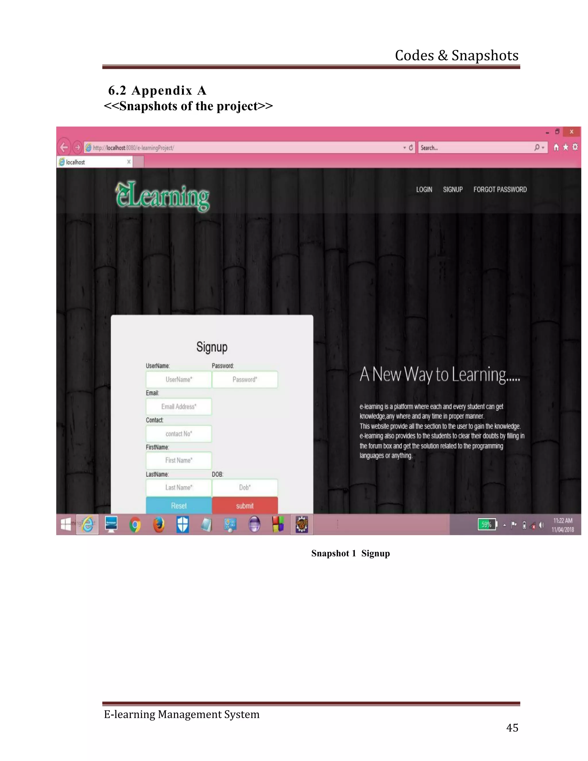 E learning project report (Yashraj Nigam) | PDF