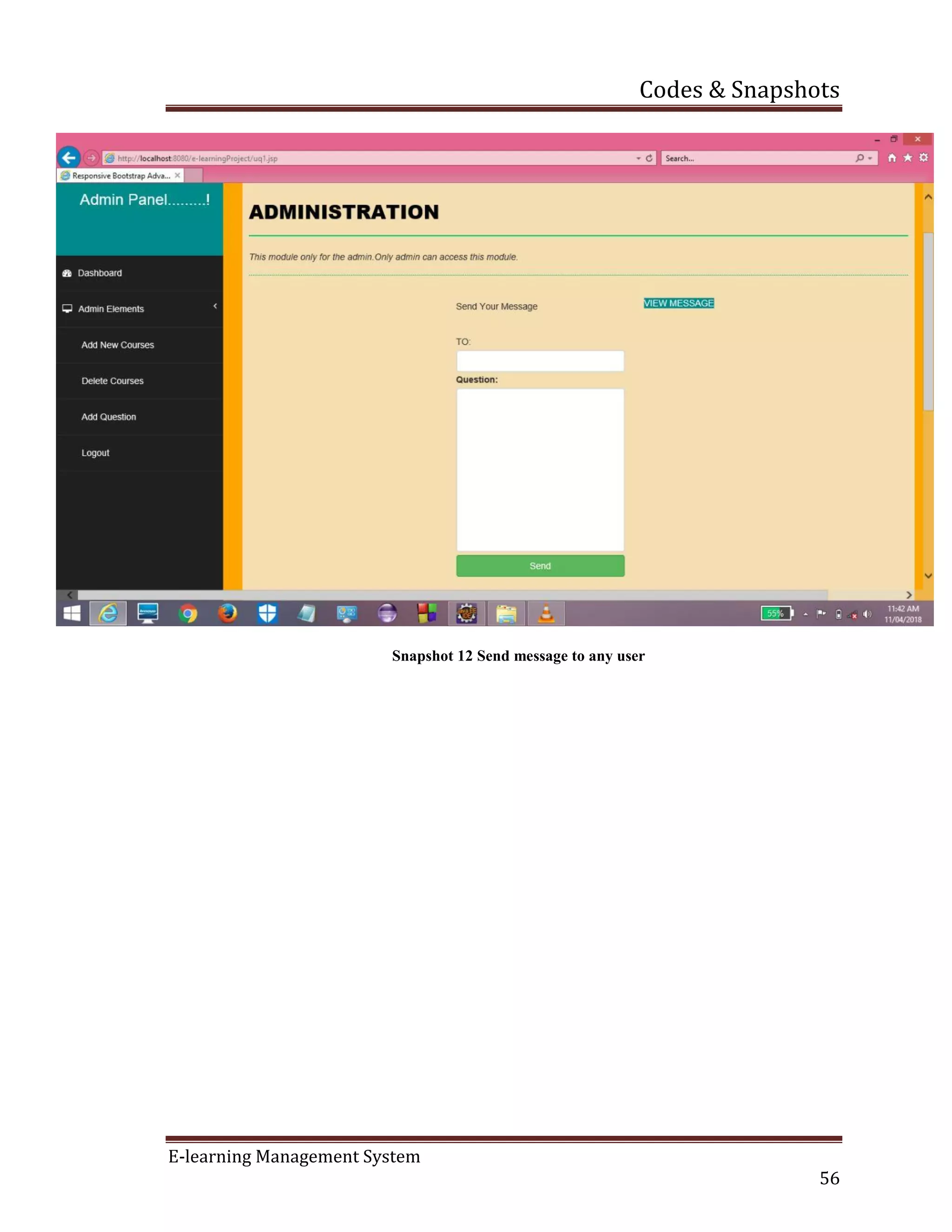 E learning project report (Yashraj Nigam) | PDF