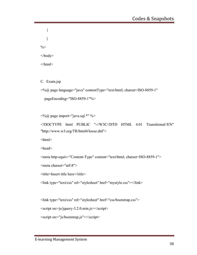 E learning project report (Yashraj Nigam) | PDF | Web Development | Internet