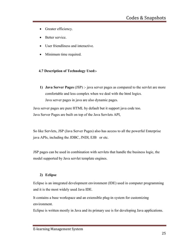 E learning project report (Yashraj Nigam) | PDF