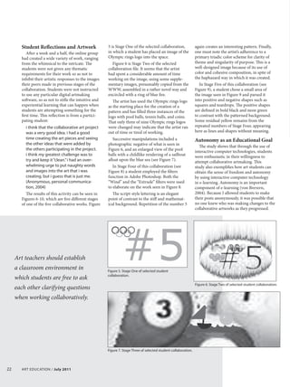 E learning in art education- collaborative meaning making through ...