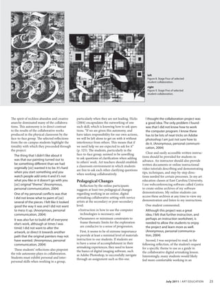 E learning in art education- collaborative meaning making through ...