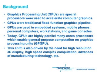 E-Learning: Introduction to GPGPU | PPT