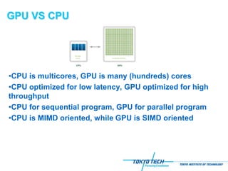 E-Learning: Introduction to GPGPU | PPT