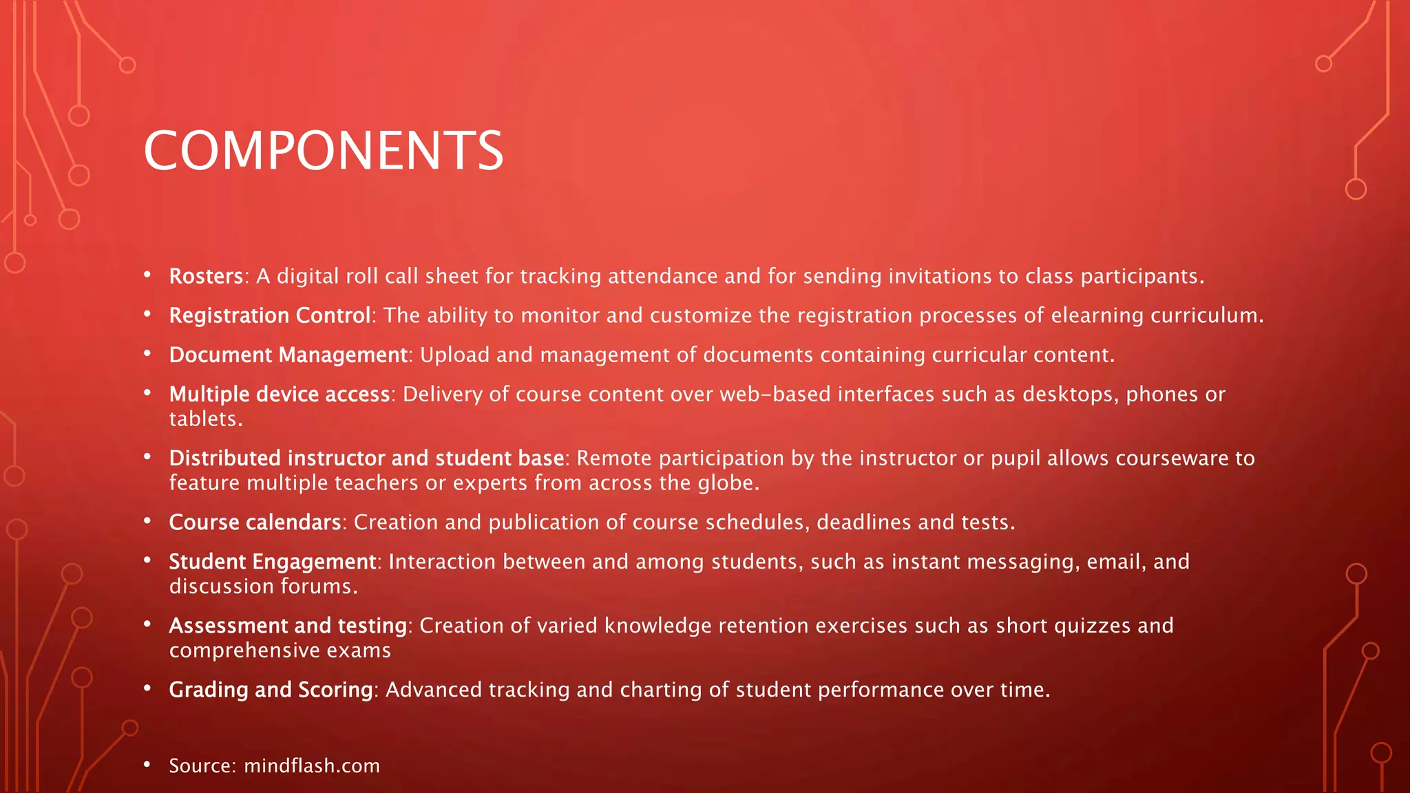 E learning management system | PPTX