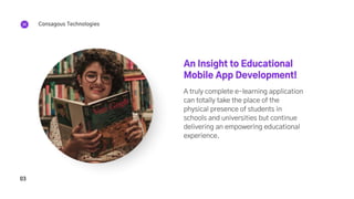 E learning mobile app development | PPTX | Online Education | Education