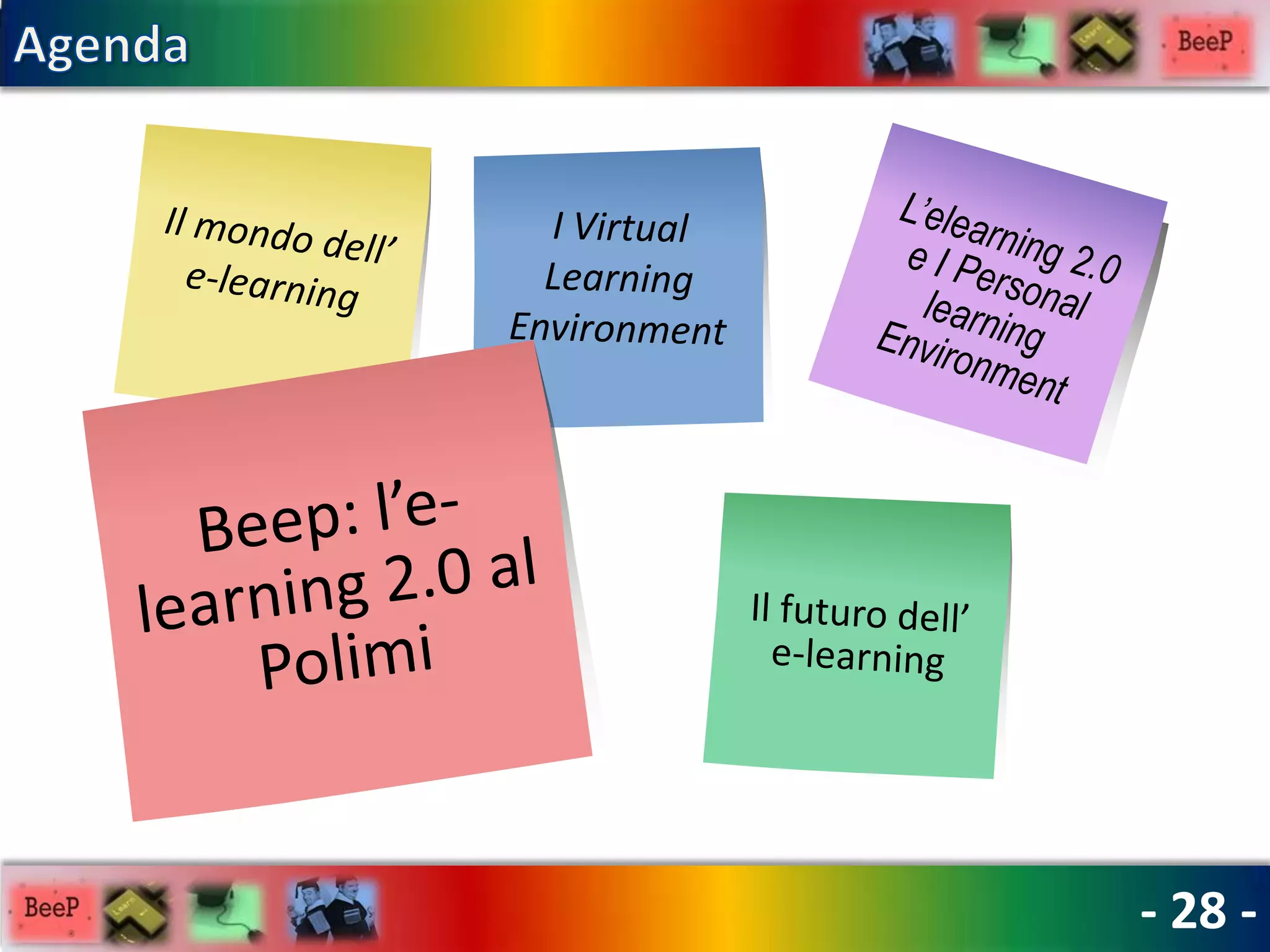 E learning & polimi 2.0 | PPTX