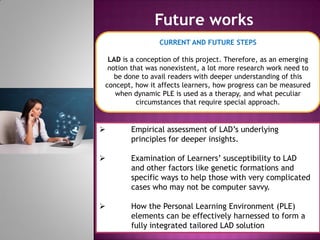 E learning potency in addressing lad | PPT