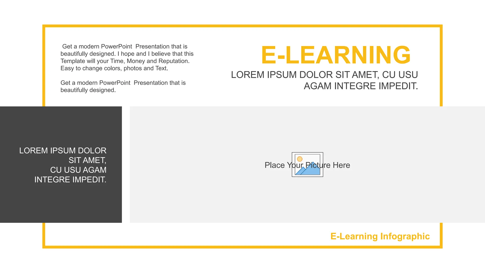 E-Learning template ppt untuk presentasi | PPT