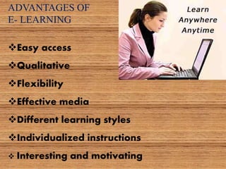 E - learning ppt | PPT