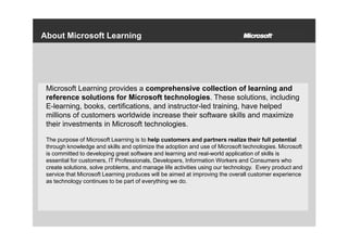 E learning presentation | PPT