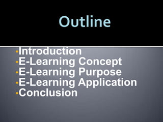 E learning presentation | PPTX