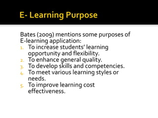 E learning presentation | PPTX